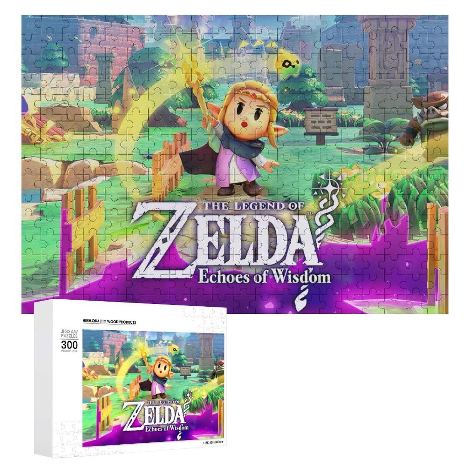 The Legend of Zelda Echoes of Wisdom Wooden Jigsaw Puzzles Accessories ...