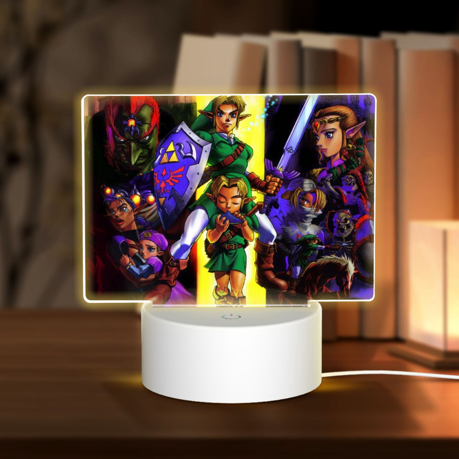 The Legend of Zelda Game Play Rectangular Acrylic Night Light ...