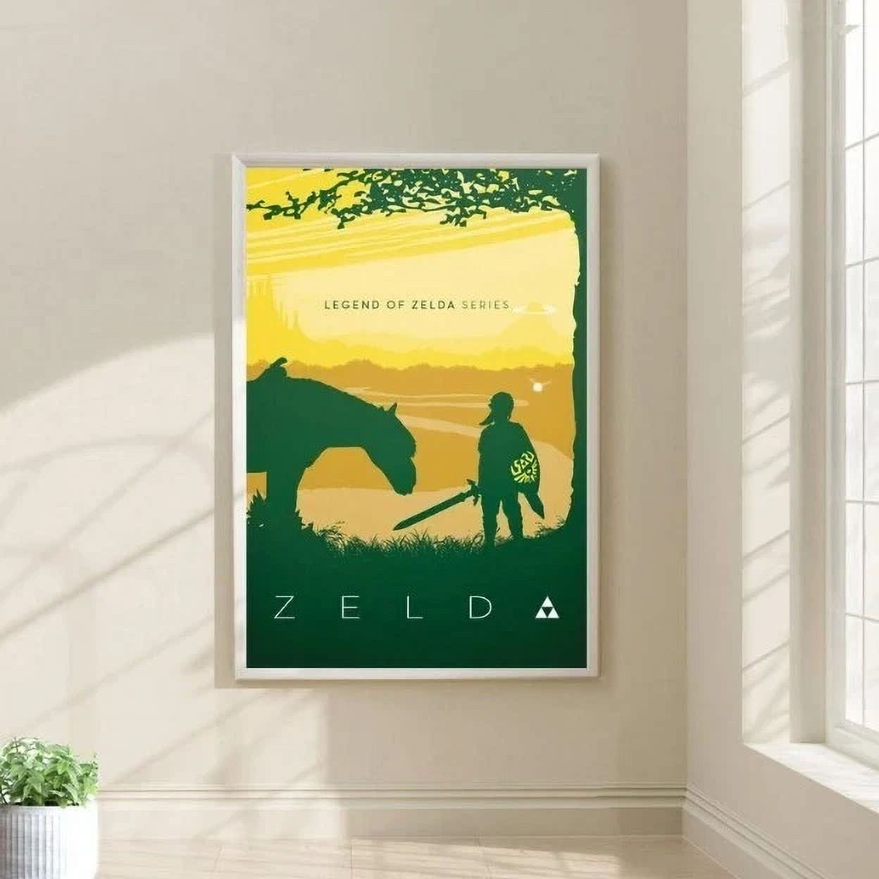 Legend Of Zelda A Link To The Past Game Poster Print Wall Art 2 NO ...