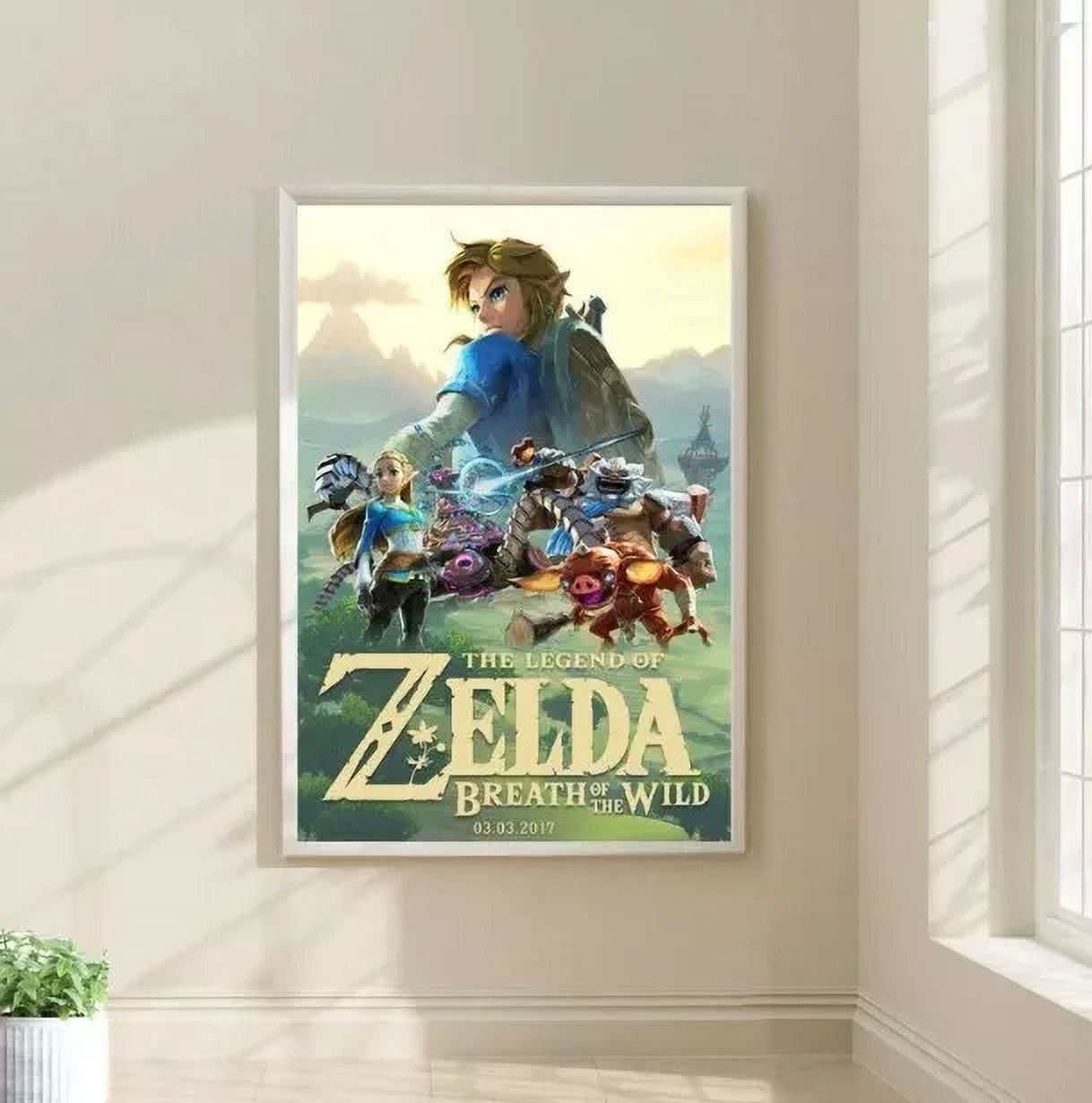 Legend Of Zelda A Link To The Past Game Poster Print Wall Art 3 NO ...