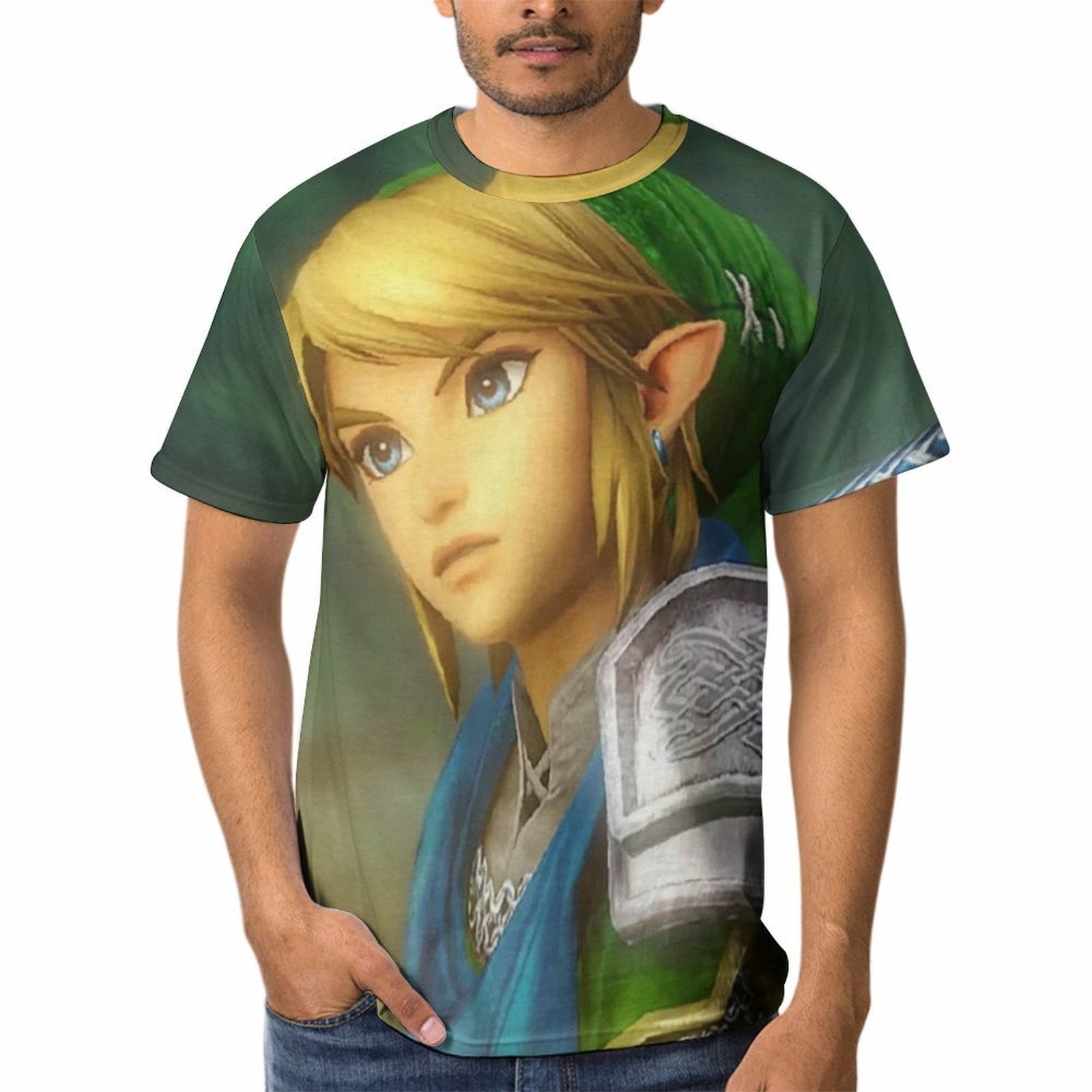 The Legend of Zelda Men's T-Shirt 3D Printed T-Shirt, Adult Summer ...