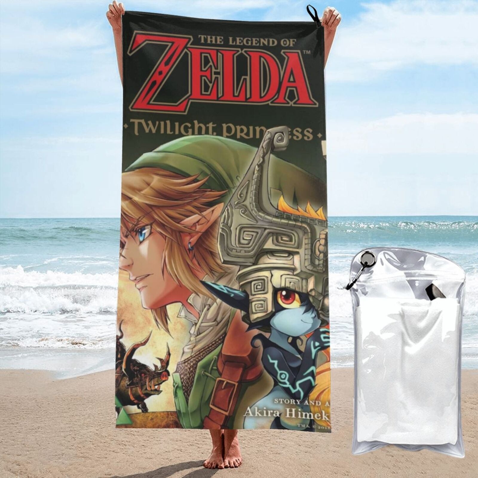 The Legend of Zelda Microfiber Beach Towel Oversized Lightweight Quick ...