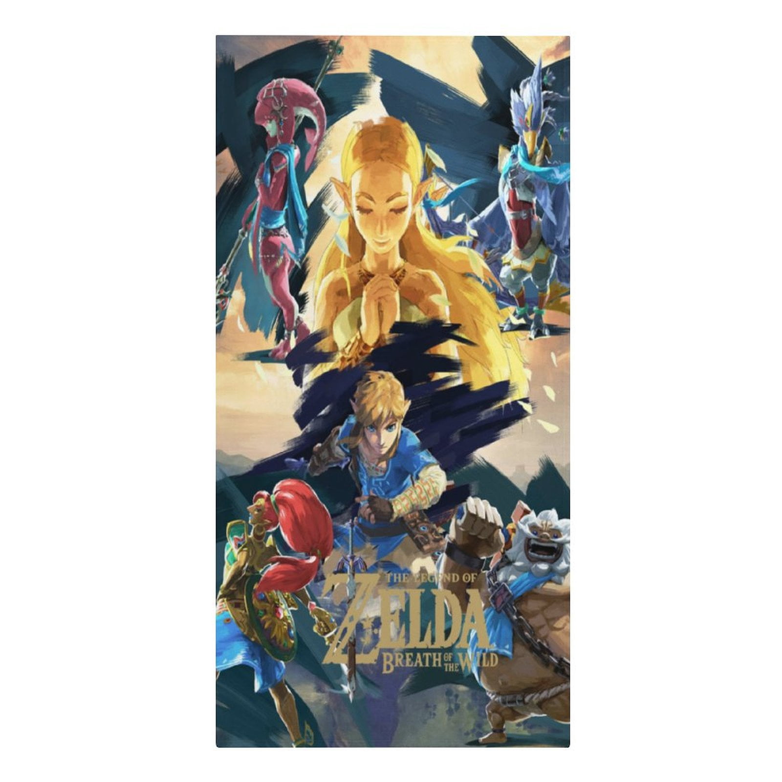 The Legend of Zelda Microfiber Beach Towel, Oversized Sand Free Travel ...
