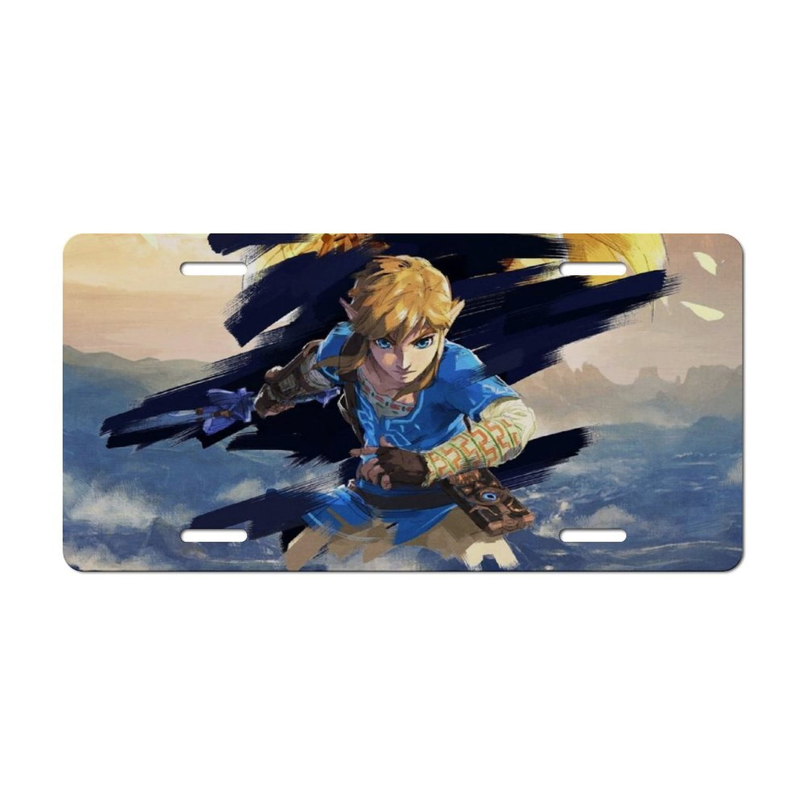 The Legend Of Zelda Poster License Plate Cover Aluminum Novelty Vanity ...