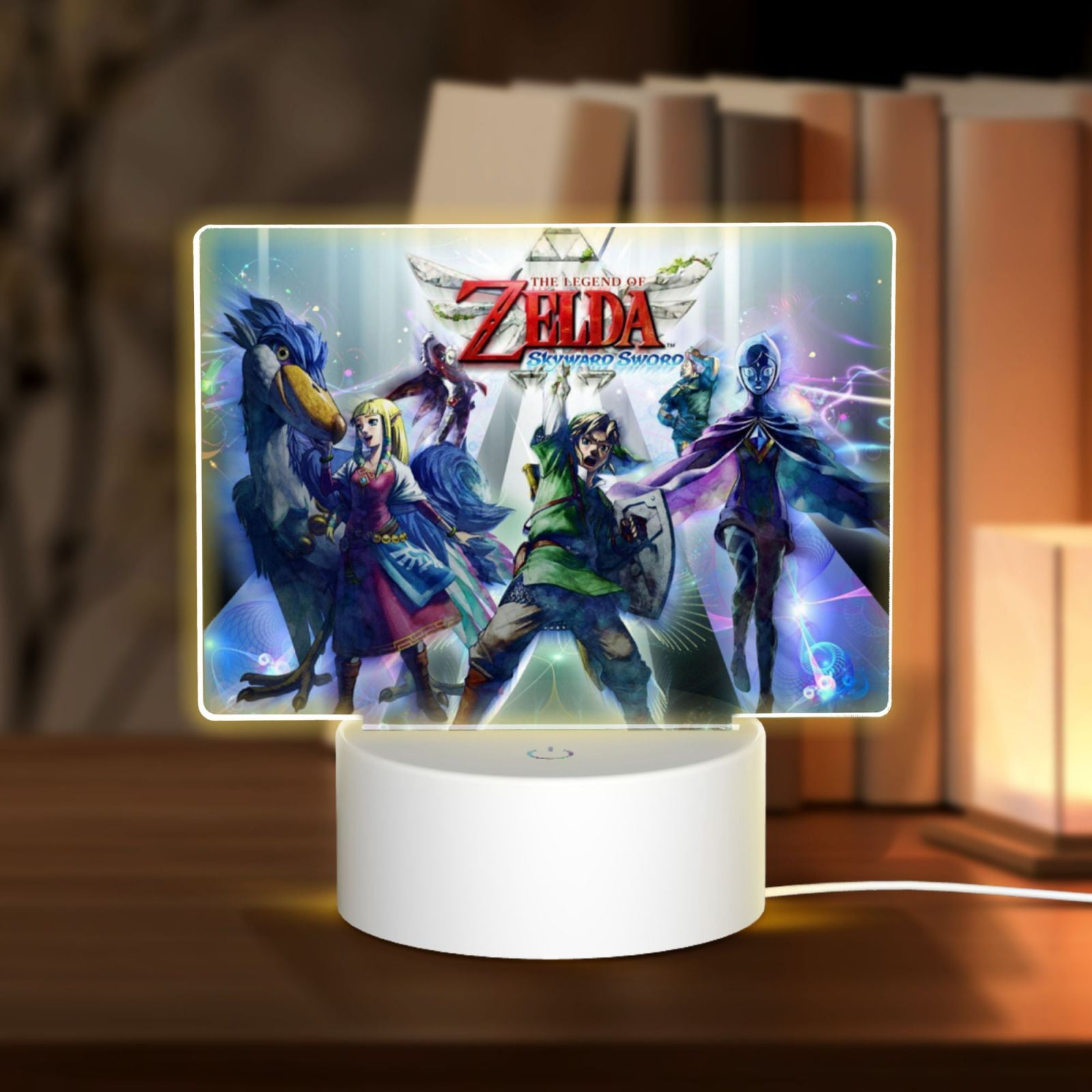 The Legend of Zelda Skyward Sword Rectangular Acrylic Night Light ...