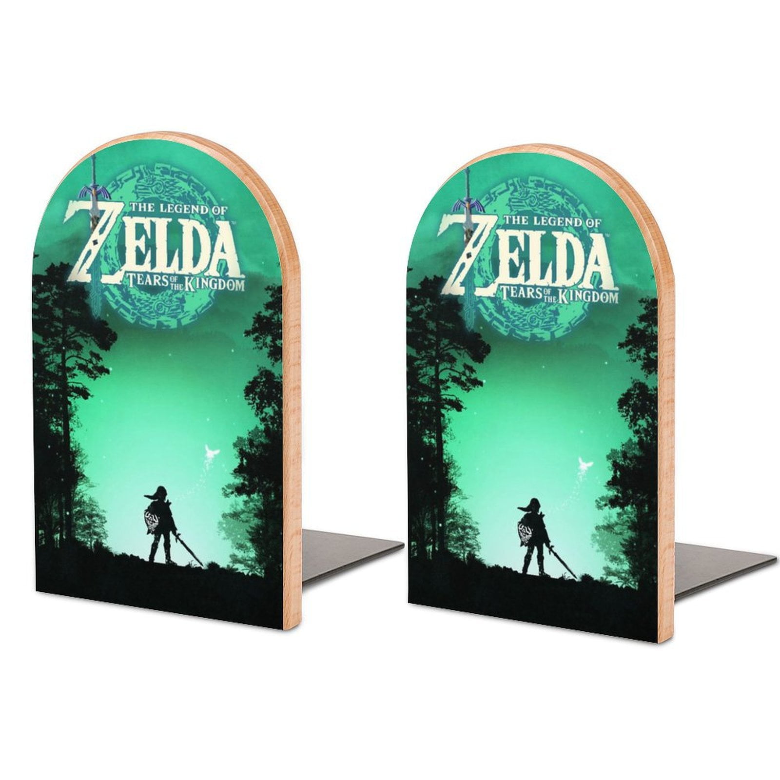 The Legend of Zelda Tears of The Kingdom Bookends Wood Book Divider ...