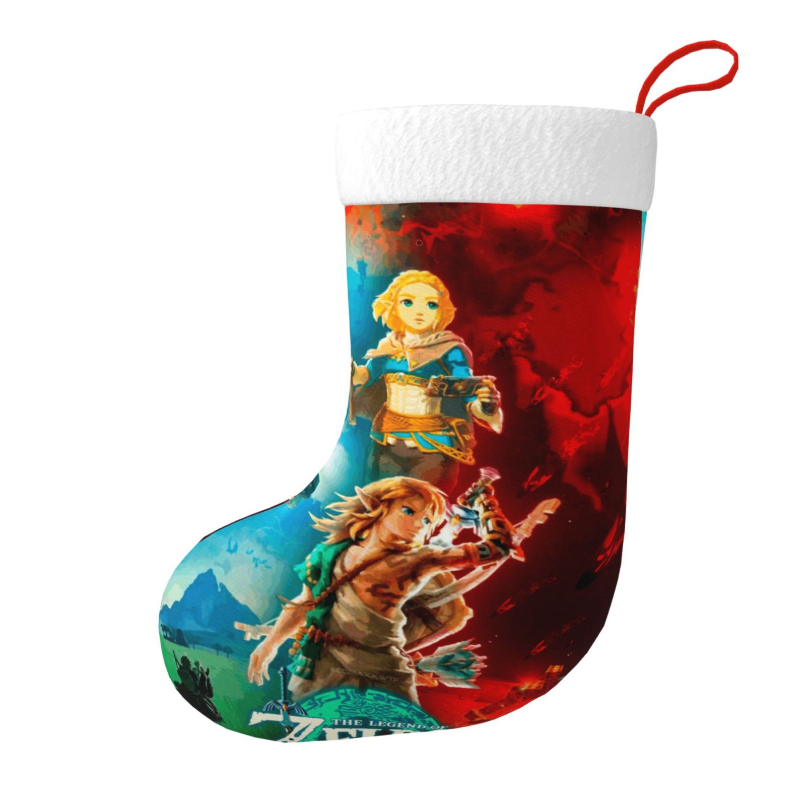 The Legend of Zelda Tears of the Kingdom Game Christmas Stocking ...