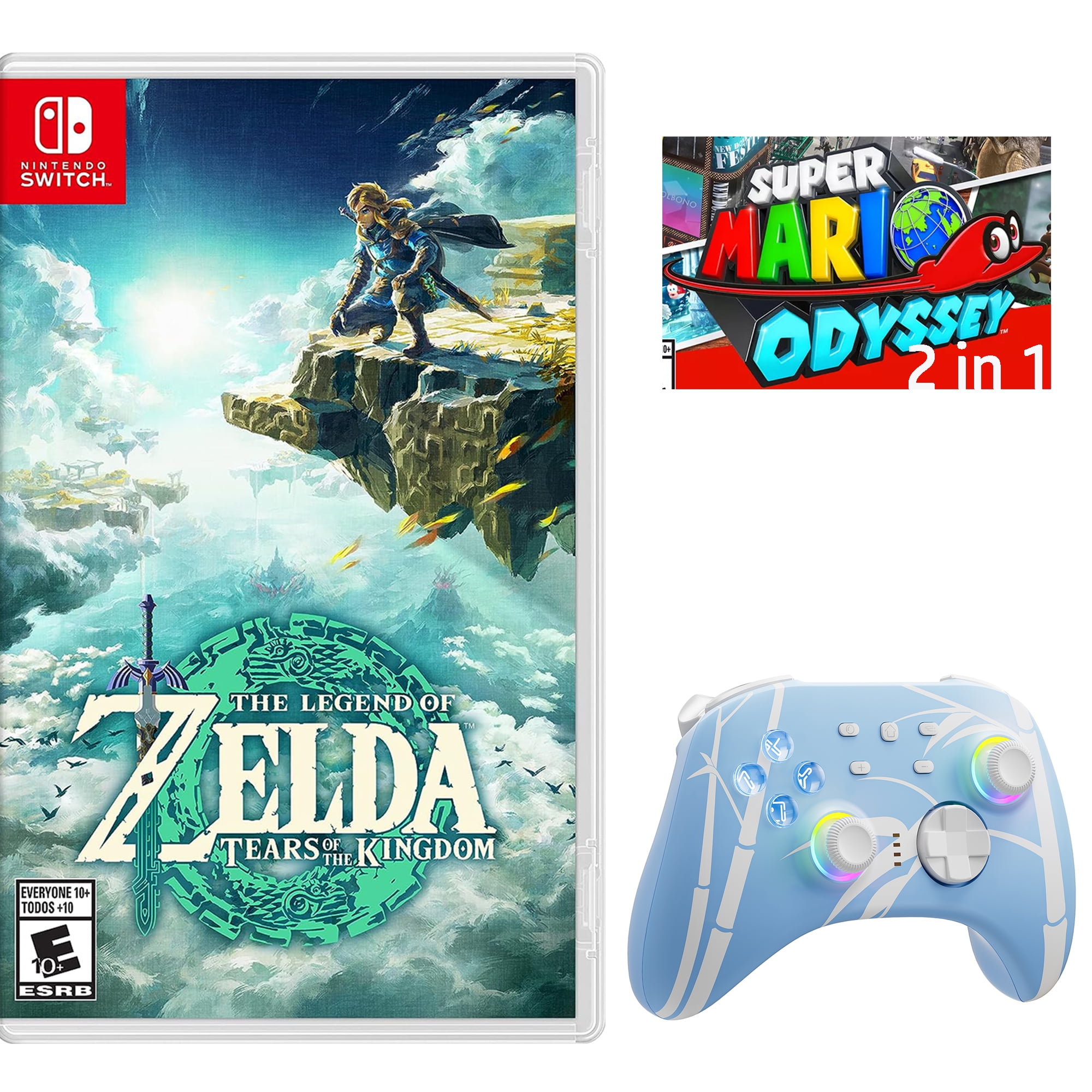 The Legend of Zelda: Tears of the Kingdom Game Disc and Upgraded Gaming ...