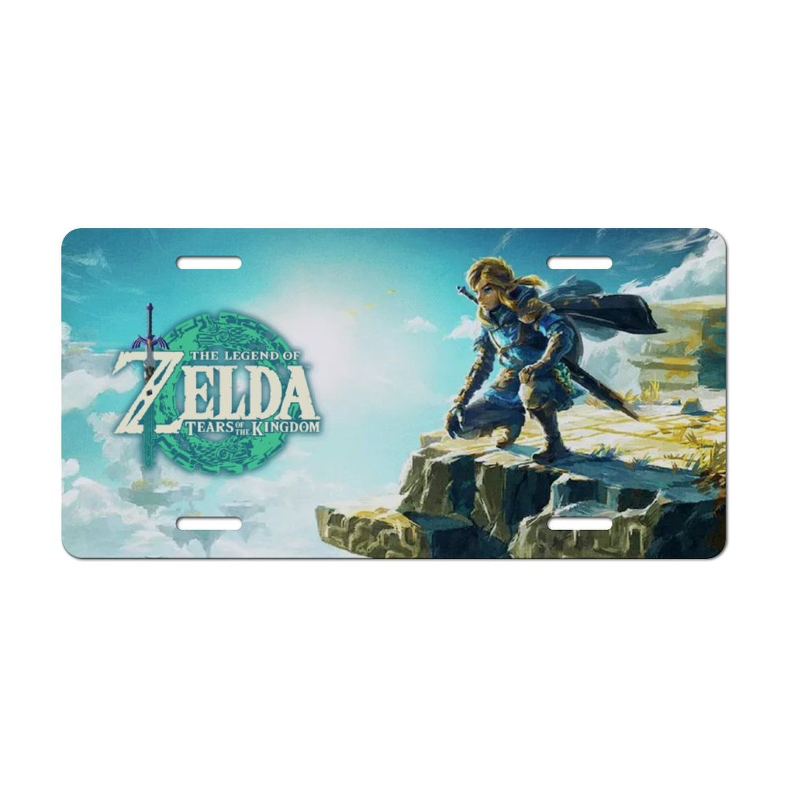 The Legend of Zelda Tears of The Kingdom License Plate Cover Aluminum ...