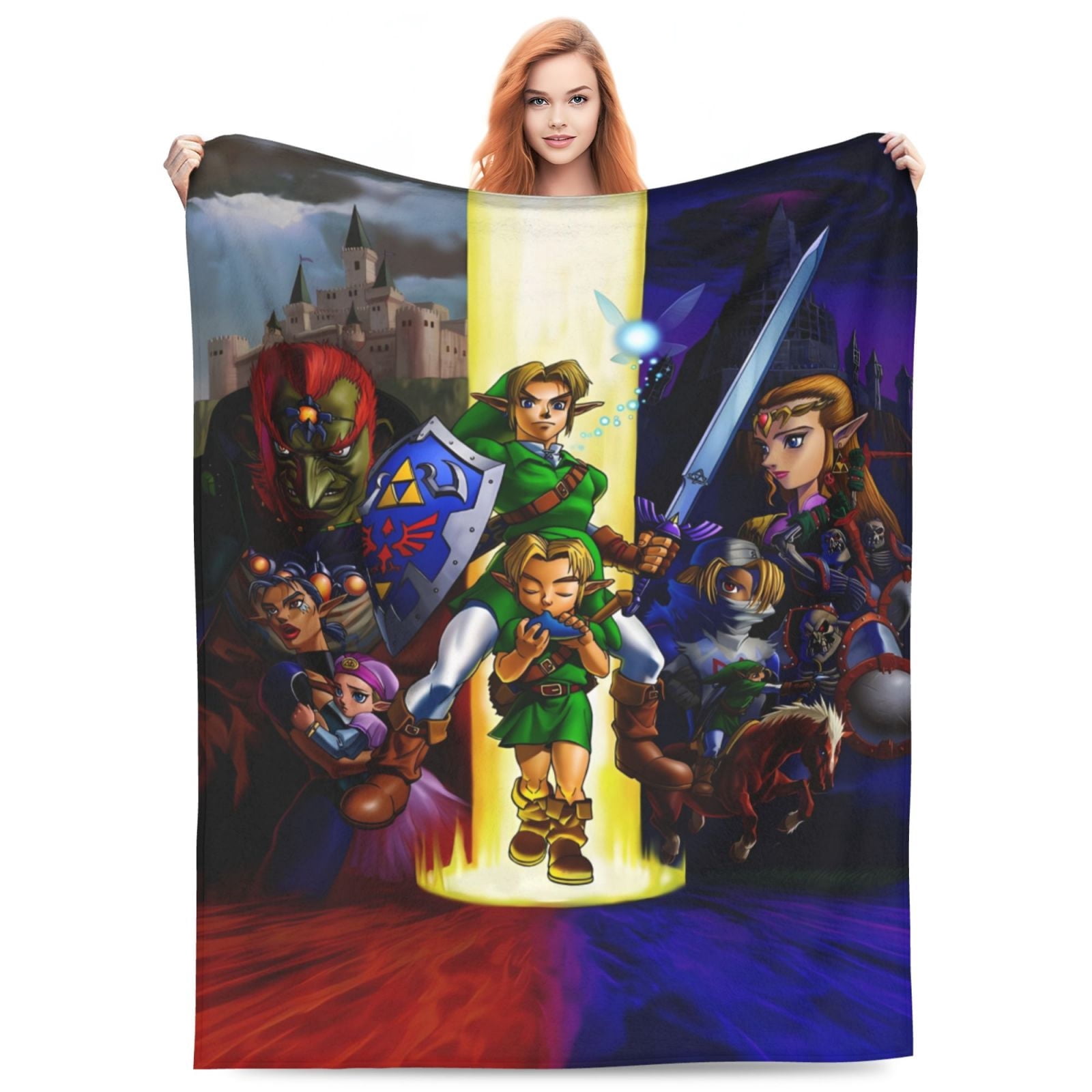 The Legend Of Zelda Throw Blanket Couch Bed Sofa Soft Lightweight Warm ...