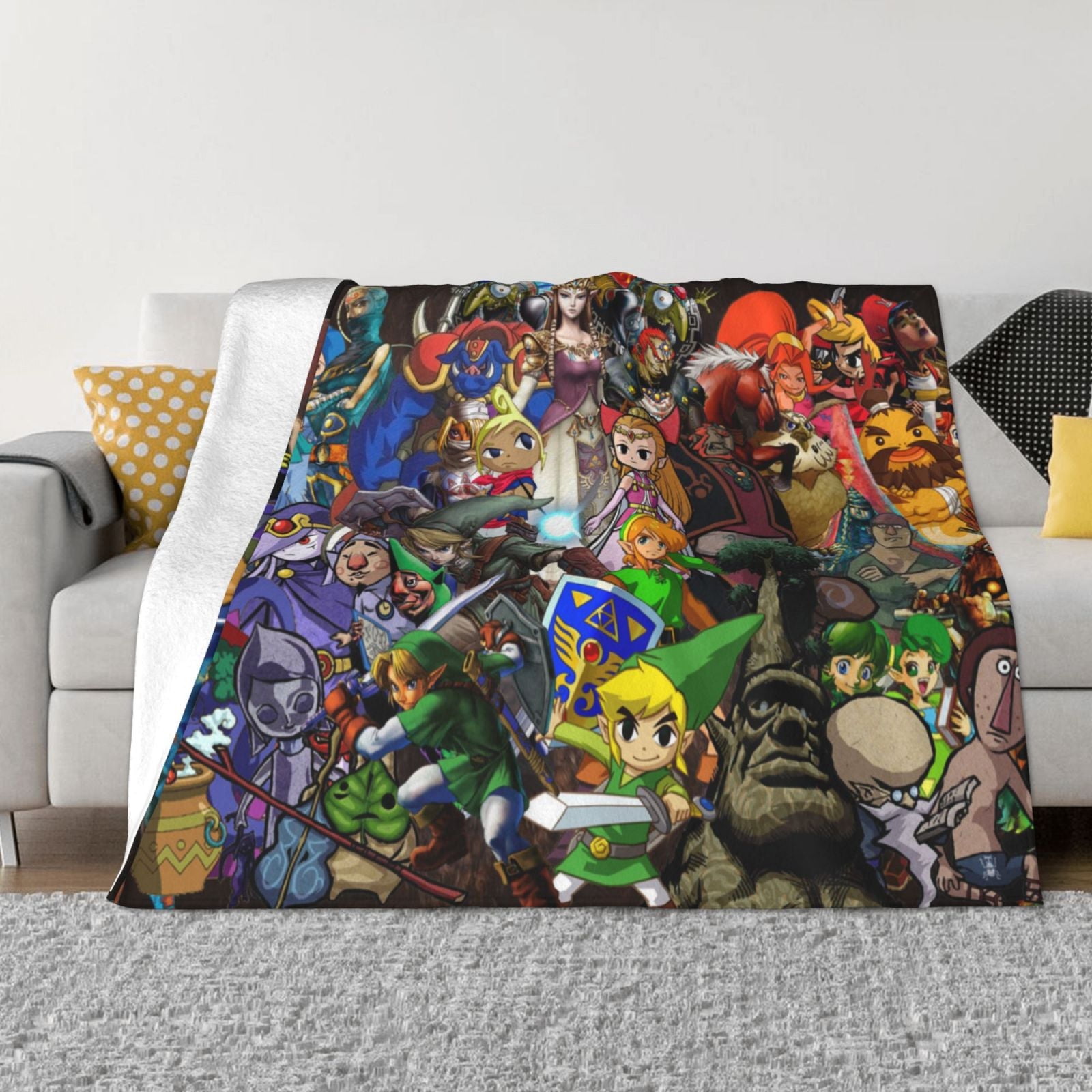 The Legend Of Zelda Throw Blanket Couch Bed Sofa Soft Lightweight Warm ...