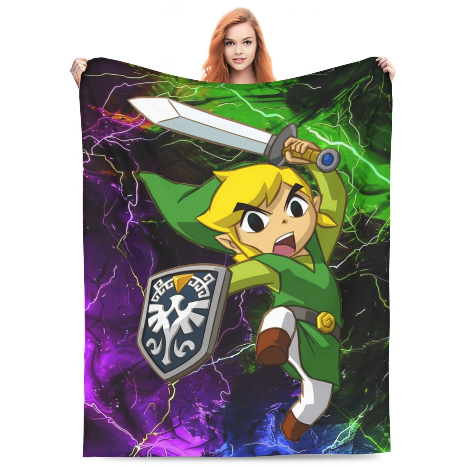 The Legend Of Zelda Throw Blanket Couch Bed Sofa Soft Lightweight Warm ...