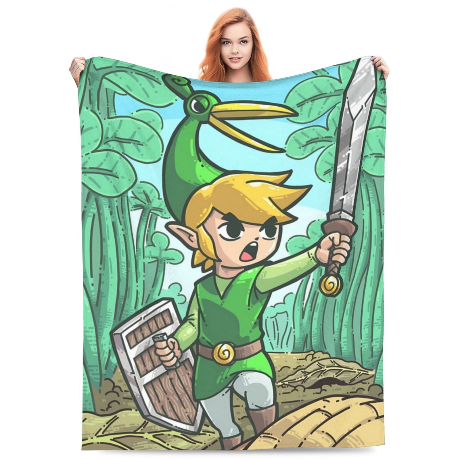 The Legend Of Zelda Throw Blanket Couch Bed Sofa Soft Lightweight Warm ...