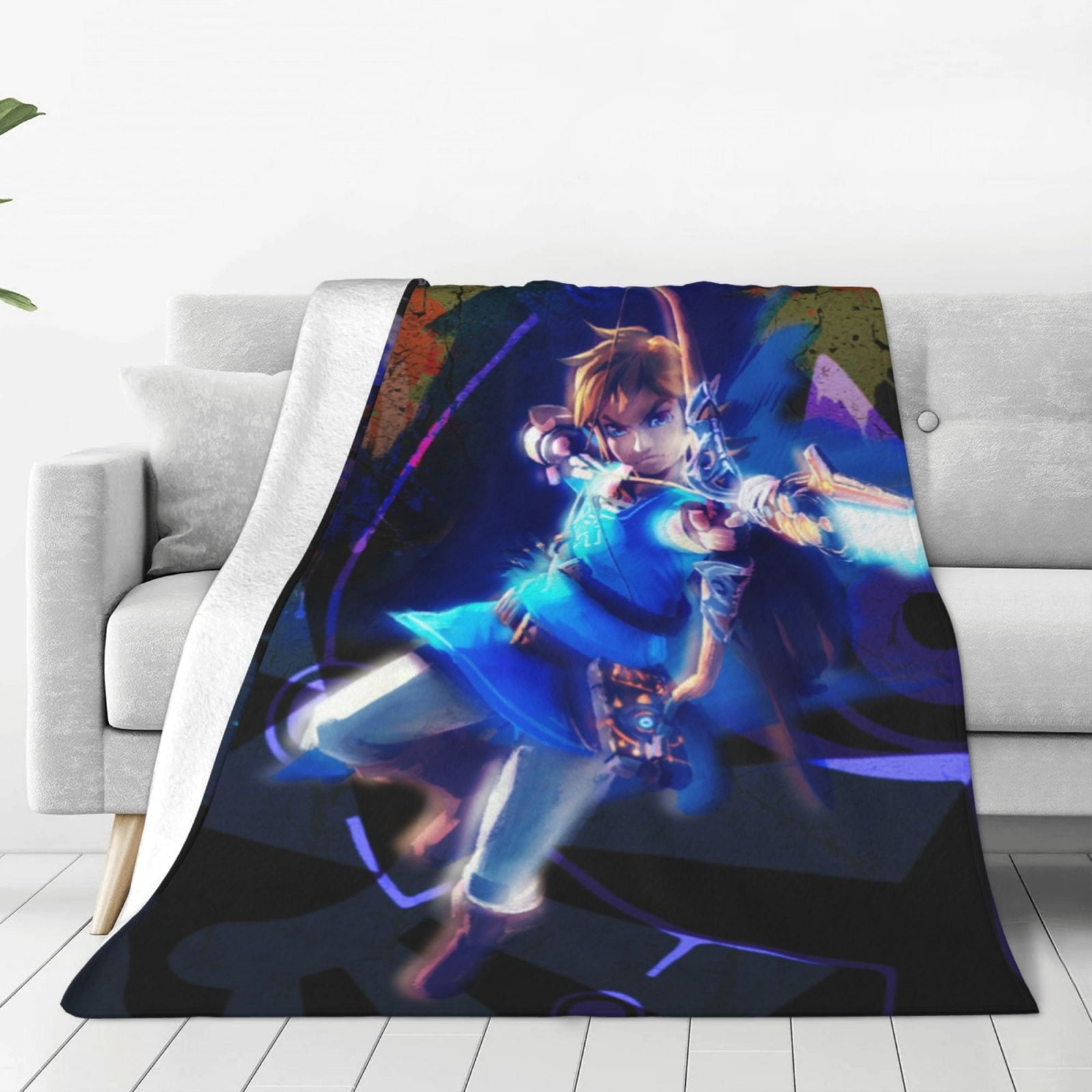 The Legend Of Zelda Throw Blanket Couch Bed Sofa Soft Lightweight Warm ...