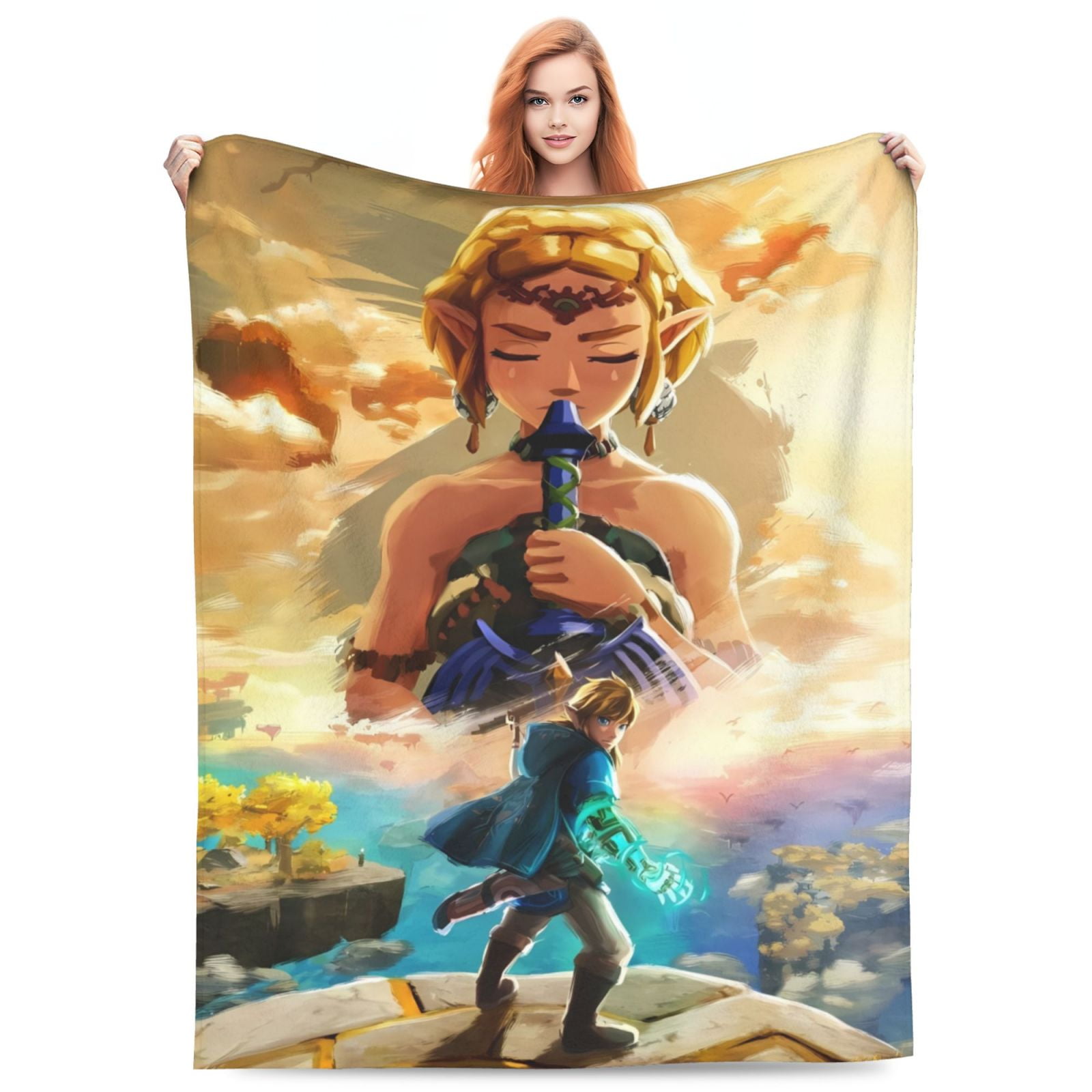 The Legend Of Zelda Throw Blanket Couch Bed Sofa Soft Lightweight Warm ...