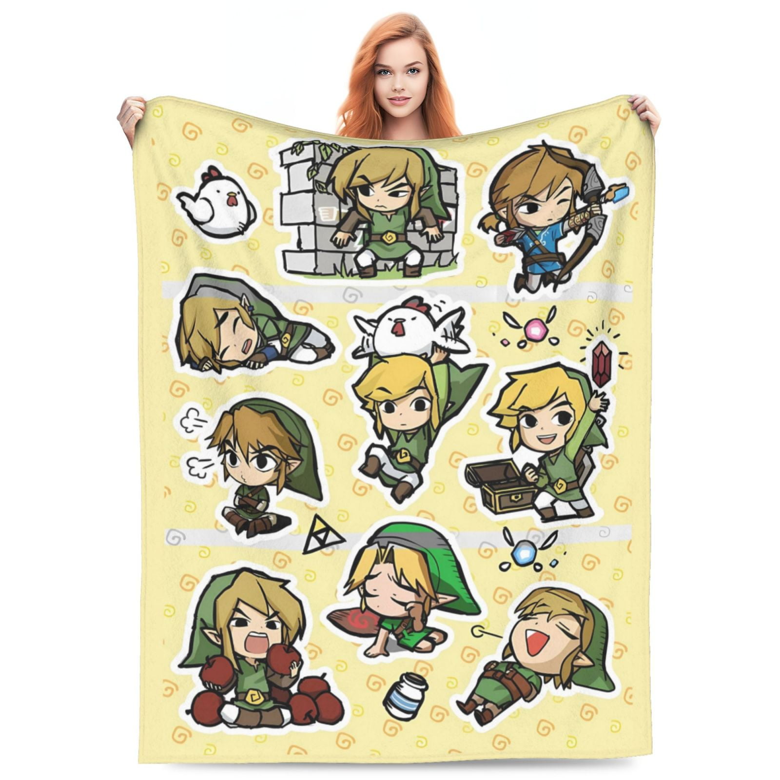 The Legend Of Zelda Throw Blanket Couch Bed Sofa Soft Lightweight Warm ...
