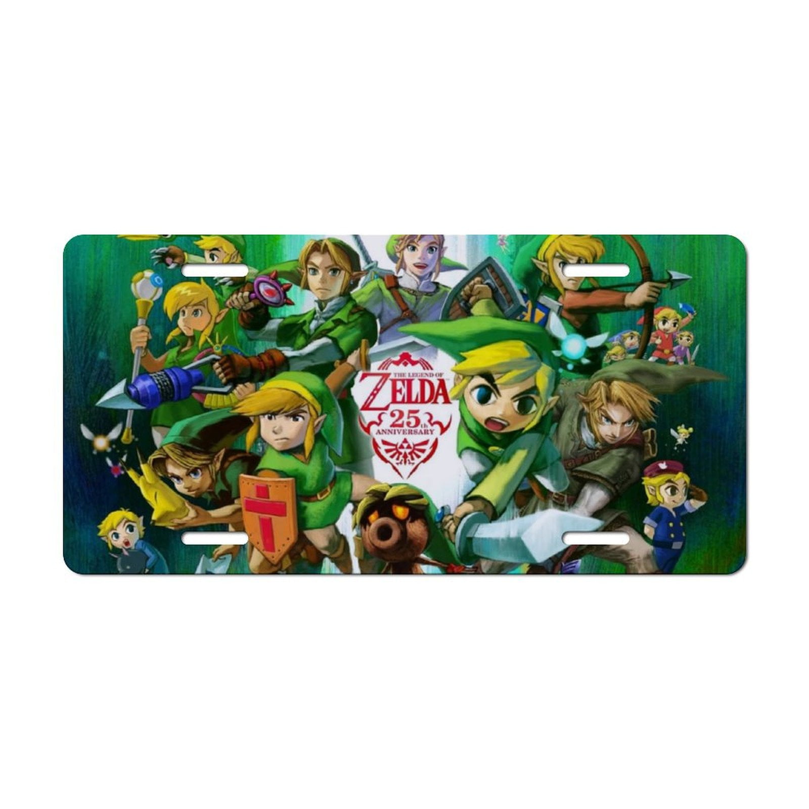 The Legend of Zelda Tri Force Heroes License Plate Cover Aluminum ...