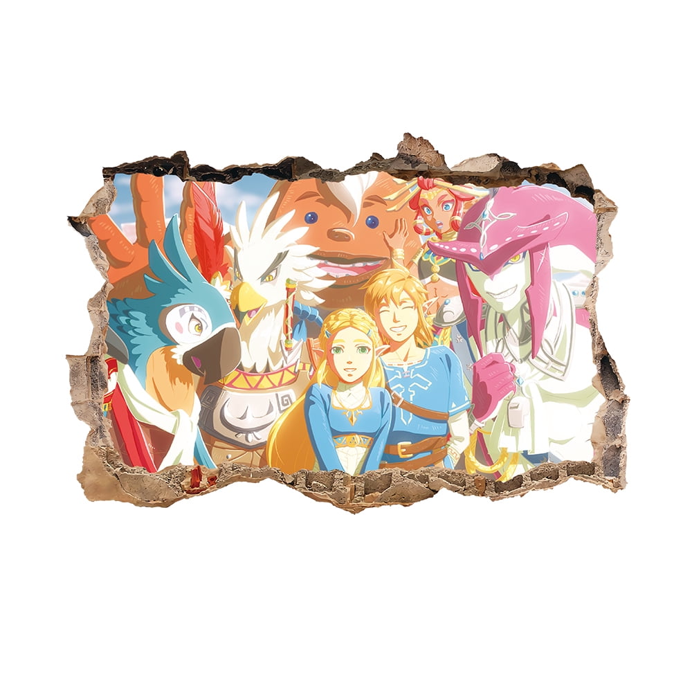 The Legend of Zelda Wall Sticker For Bedroom Living Room Nursery Party ...