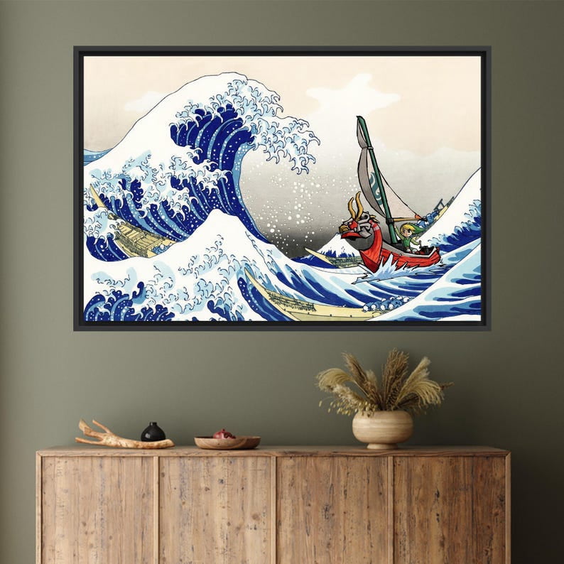 The Legend Of Zelda Windwaker The Great Wave Off Kanagawa , Kanagawa ...