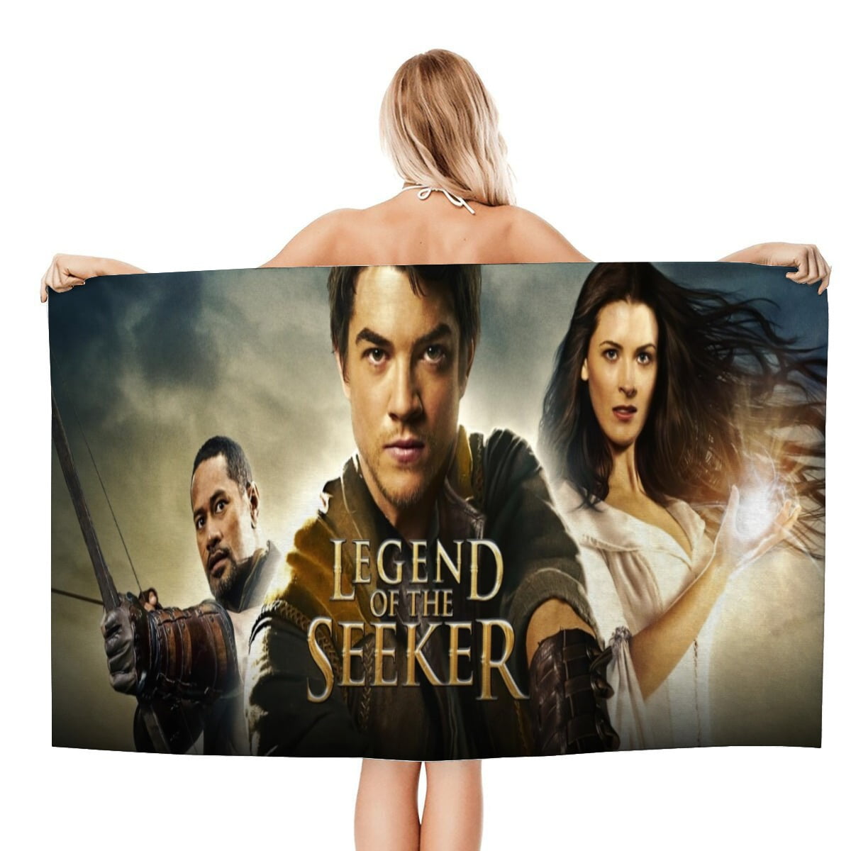 Legend of The Seeker Adventure Gifts Beach Towel for Women Girl Birthday Inspired Fan Bath ...