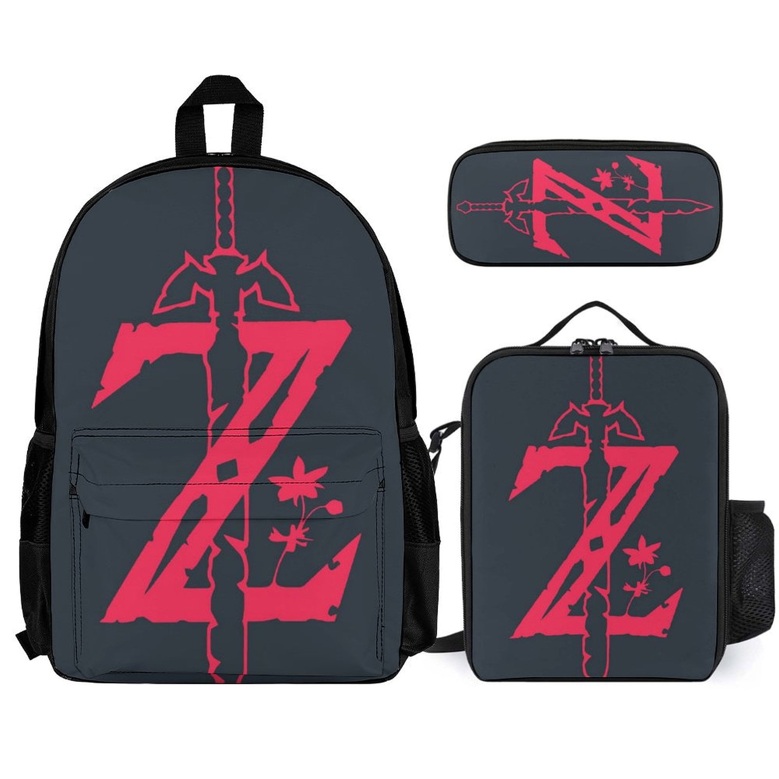 Legend of Zelda Backpack Bag Adjustable Shoulder Daypack Laptop Bag ...