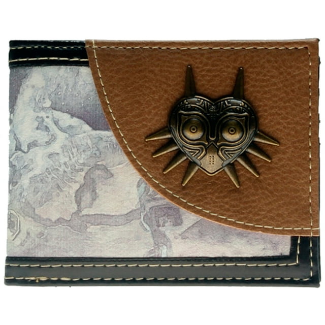 Legend of Zelda Bifold Wallet Moneyclip Breath of the Wild Majora ...