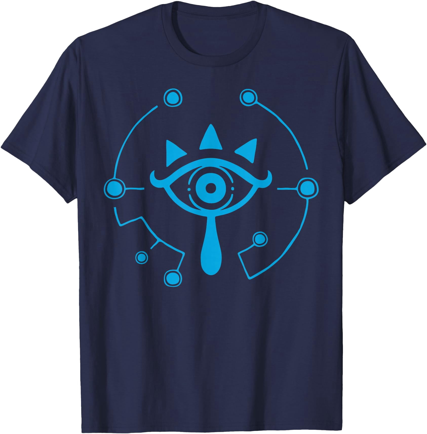 Legend of Zelda Breath Of The Wild Sheikah Eye Logo DTG Print Unisex T ...