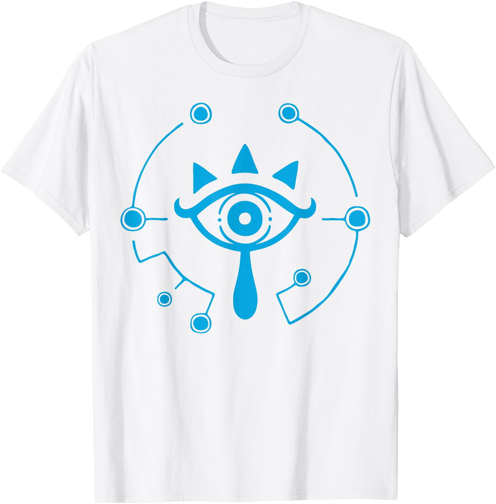 Legend of Zelda Breath Of The Wild Sheikah Eye Logo DTG Print Unisex T ...