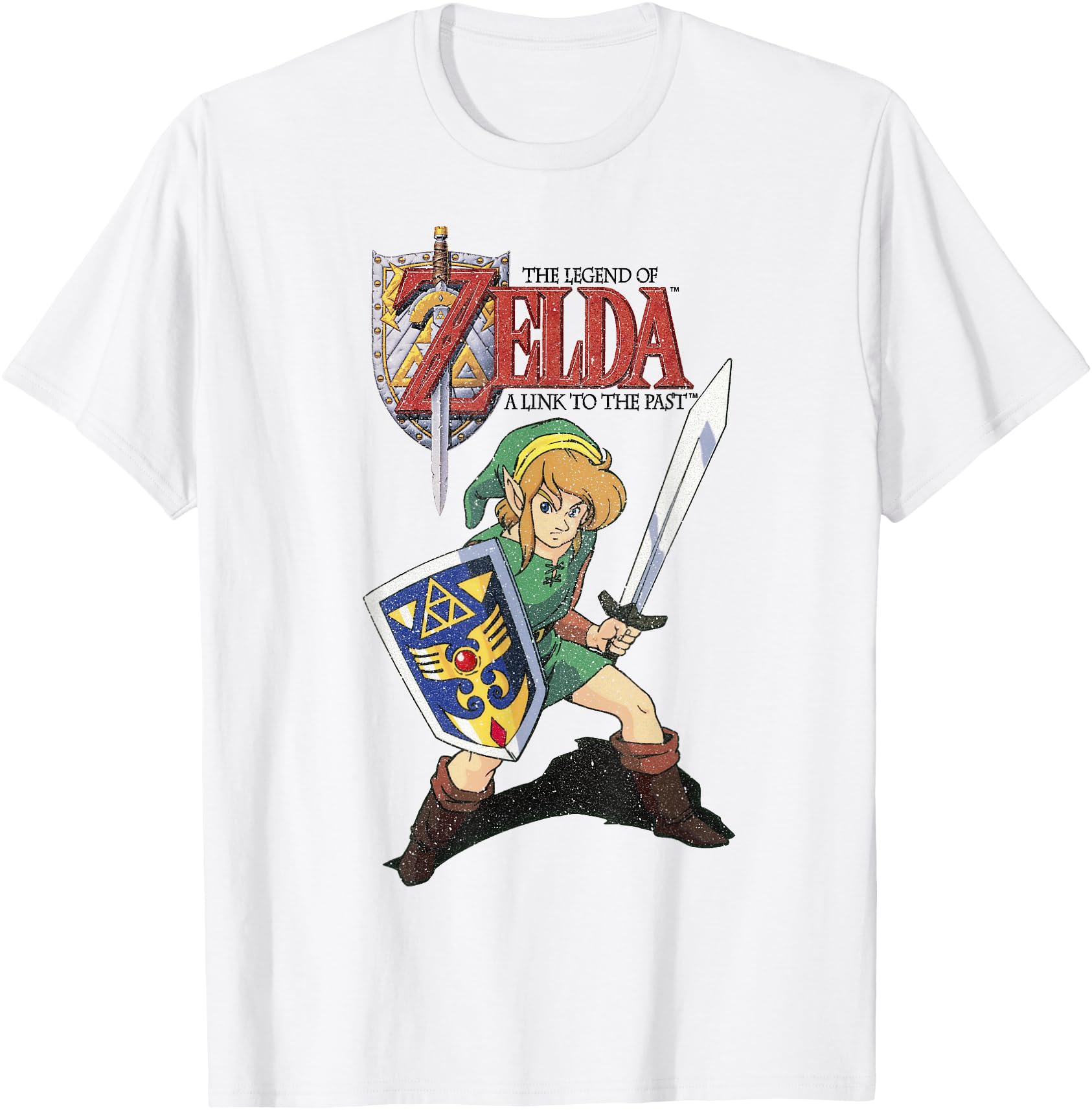 Legend of Zelda Grey Cartoon Art T-Shirt for Gamer Kids,Sport Grey ...