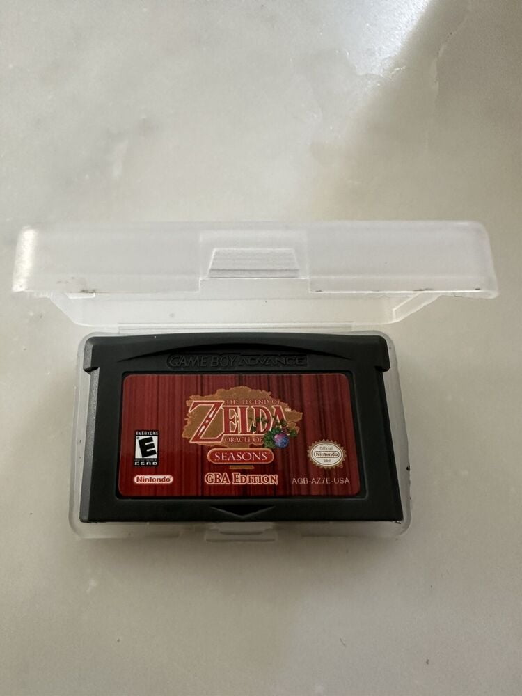 Legend of Zelda Link Oracle Of Seasons GBA 2002 Game Boy Advance ...