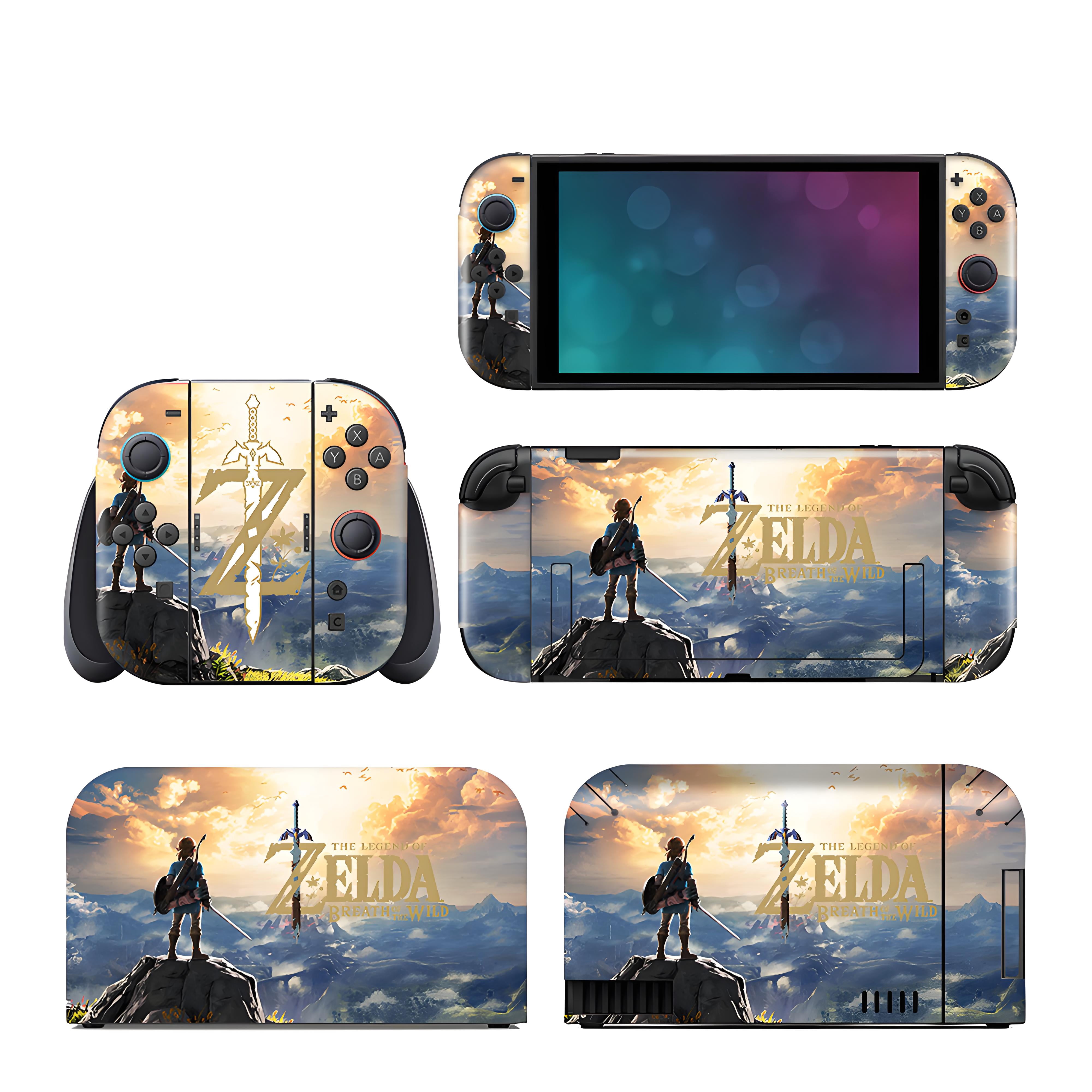 Legend of Zelda Vinyl Skin Compatible with Nintendo Switch 2 | Dockable ...
