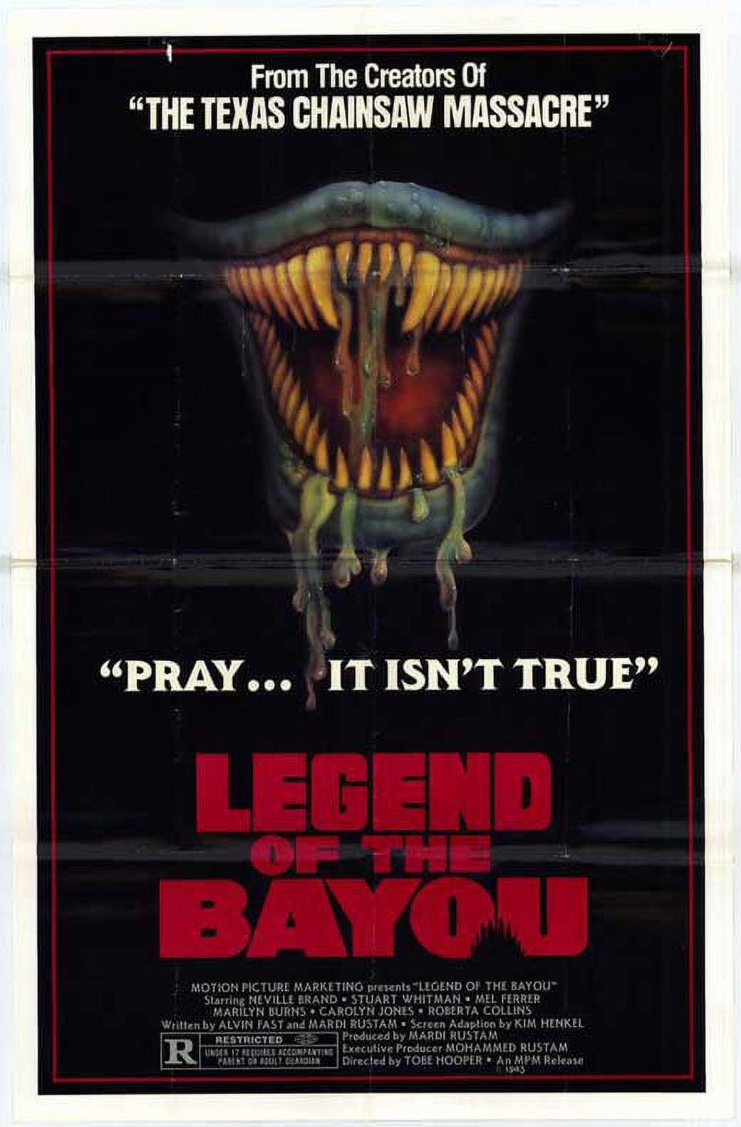 Legend of the Bayou - movie POSTER (Style A) (27" x 40") (1983 ...