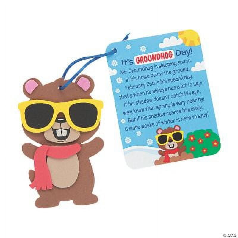 Legend of the Groundhog Ornament Craft Kit - Craft Kits - 12 Pieces ...