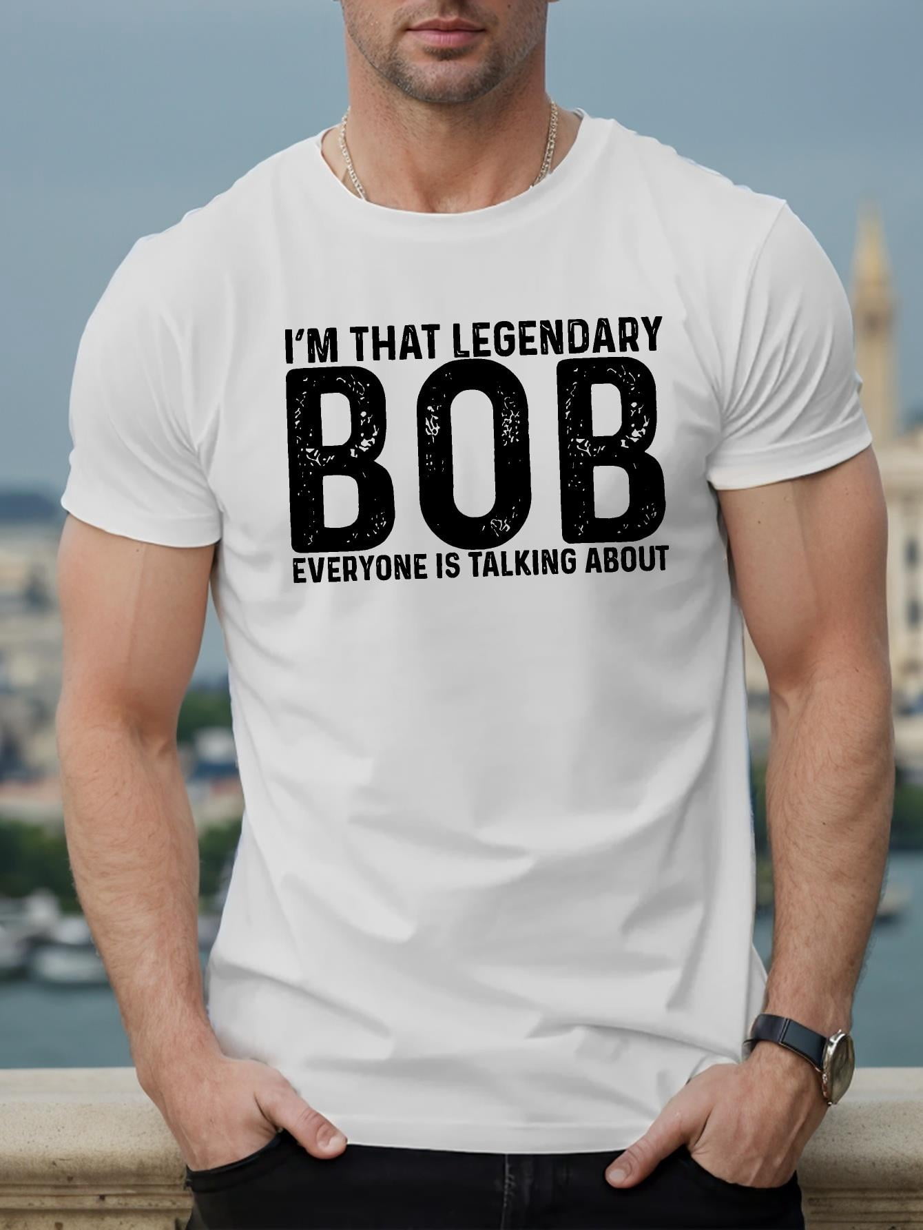 [Legendary BOB T-shirt] Legendary BOB Men's Short Sleeve Summer T-shirt ...