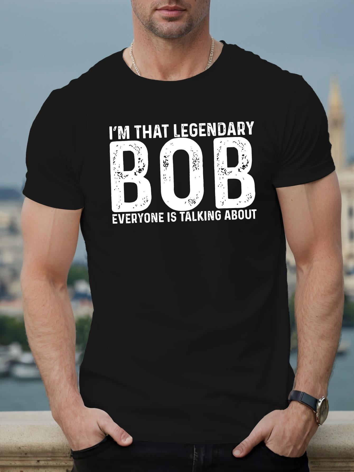 [Legendary BOB T-shirt] Legendary BOB Men's Short Sleeve Summer T-shirt ...