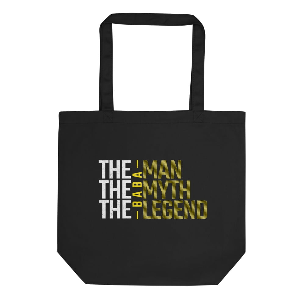 Legendary Baba Eco Tote Bag, Baba-The Man The Myth The Legend - Walmart.com