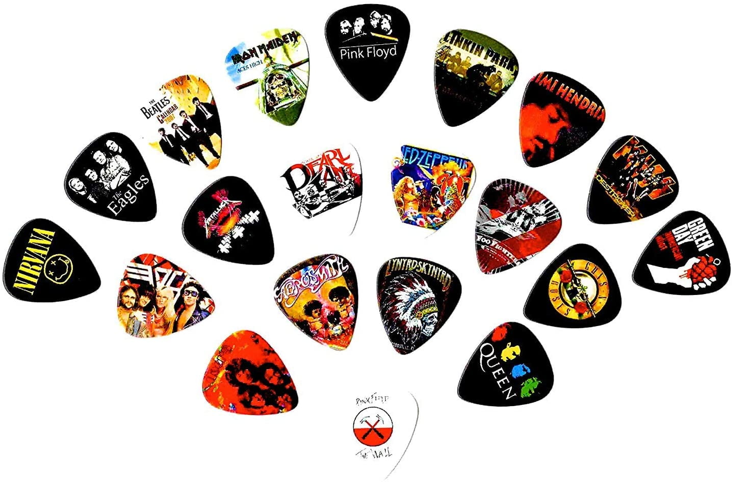 Legendary Bands Guitar Picks- Mega-Standard 20 picks in a packet ...