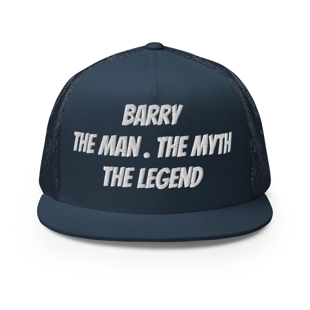 Legendary Barry Trucker Cap, Barry-The Man The Myth The Legend ...