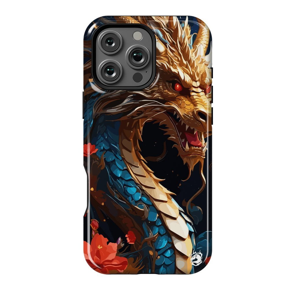 Legendary Chinese Mythologic Dragon Phone Case for iPhone 12 to 17 ...