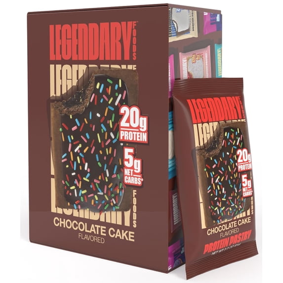 Legendary Foods Chocolate Protein Pastry, Low Carb Snack, 20g Protein ...