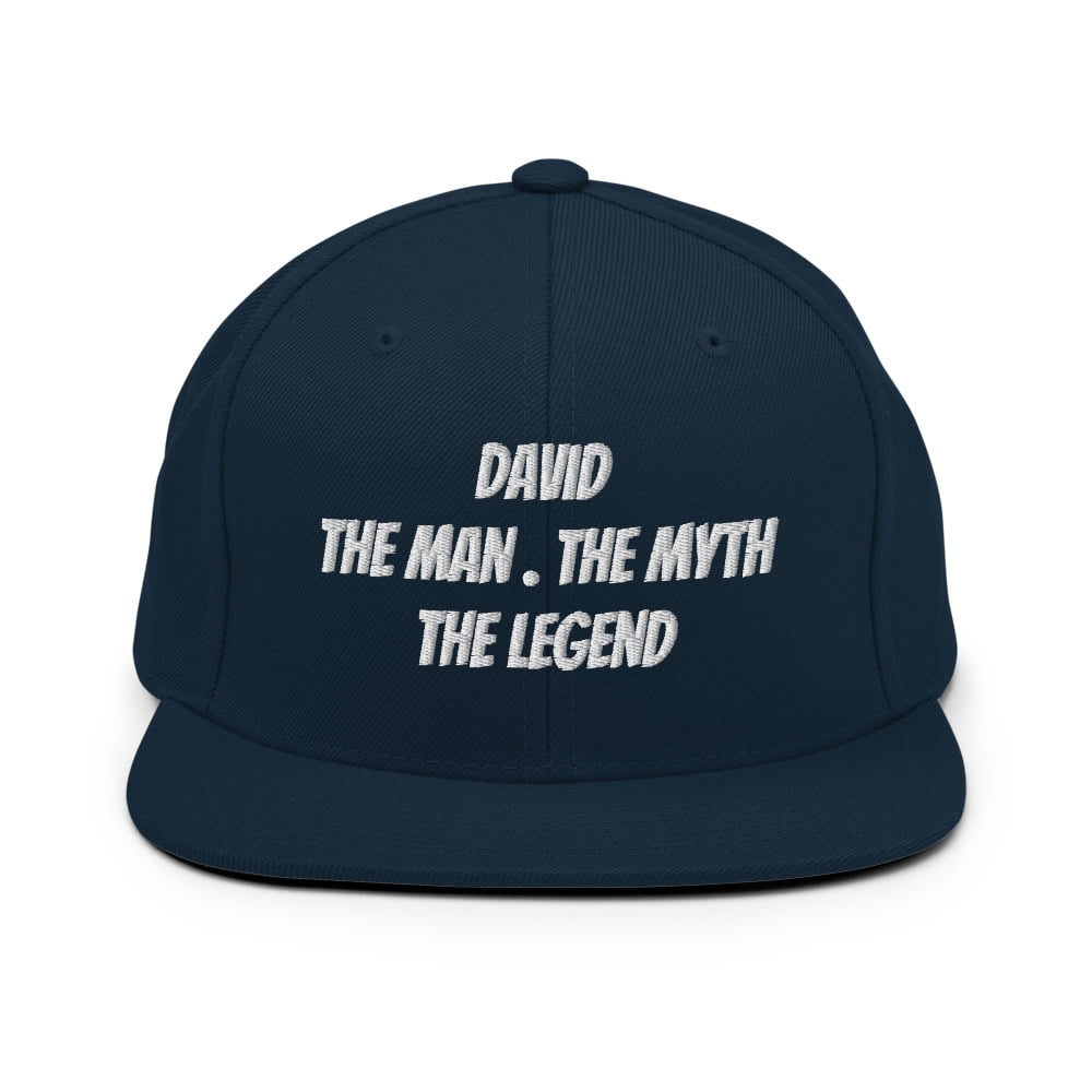Legendary David Snapback Hat, David-The Man The Myth The Legend ...