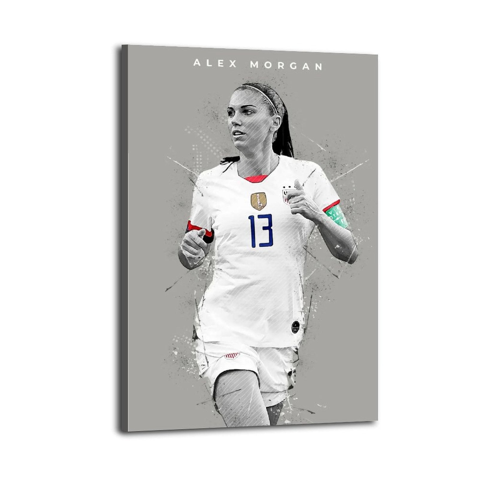 Legendary Football Star Soccer Player Alex Morgan HD Sports Poster ...
