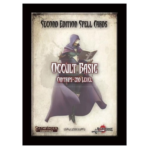 Legendary Games LEG413SSC03PF2 Pathfinder Second Edition Spell Cards ...