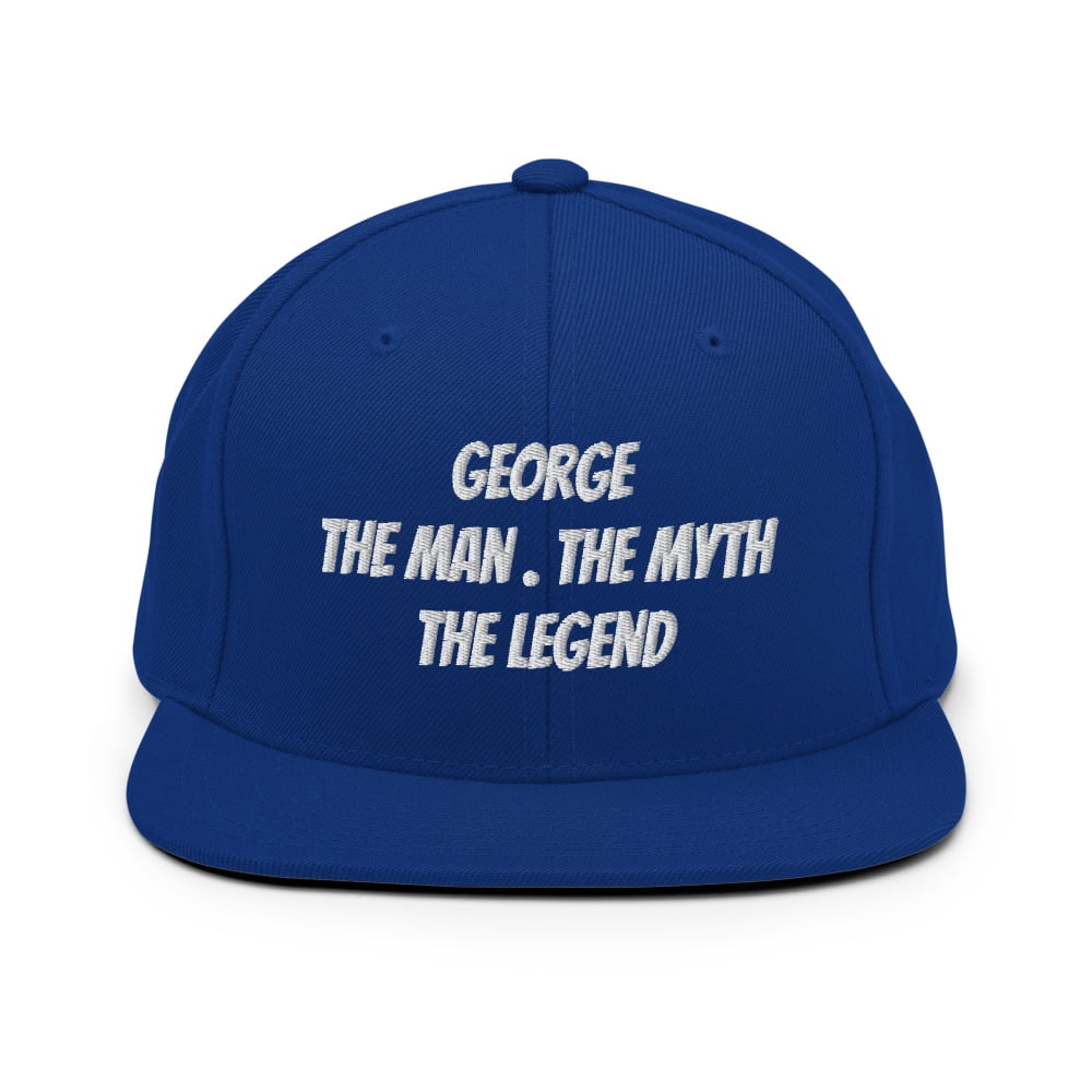Legendary George Snapback Hat, George-The Man The Myth The Legend ...