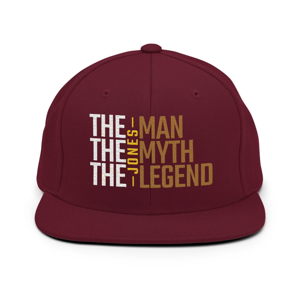 Legendary Jones Snapback Hat, Jones-The Man The Myth The Legend ...