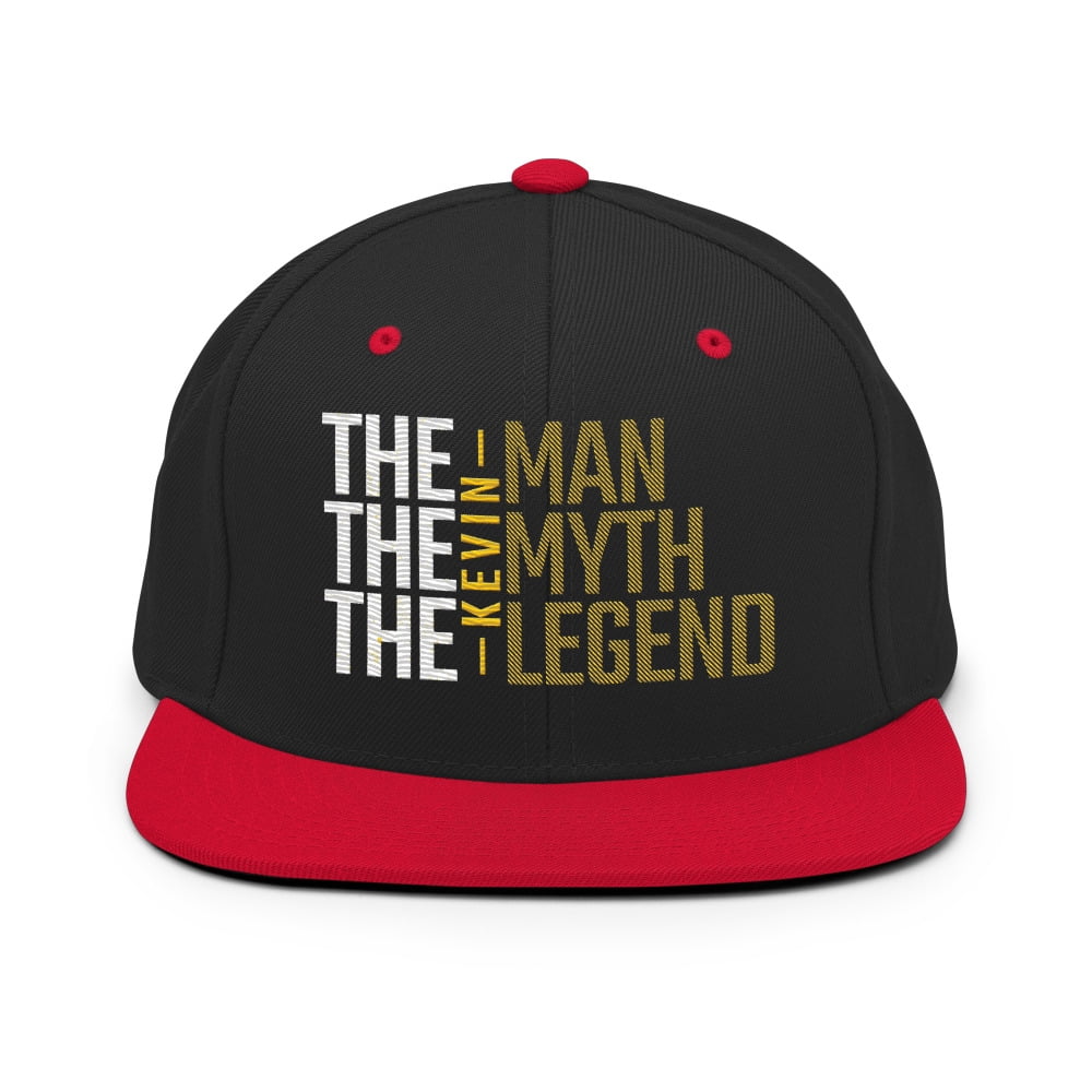 Legendary Kevin Snapback Hat, Kevin-The Man The Myth The Legend ...
