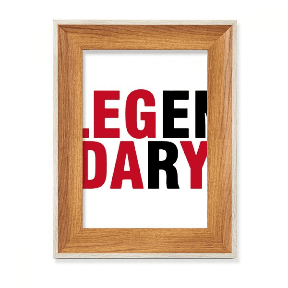Legendary Leg Day Desktop Wooden Photo Frame Display Picture Art ...