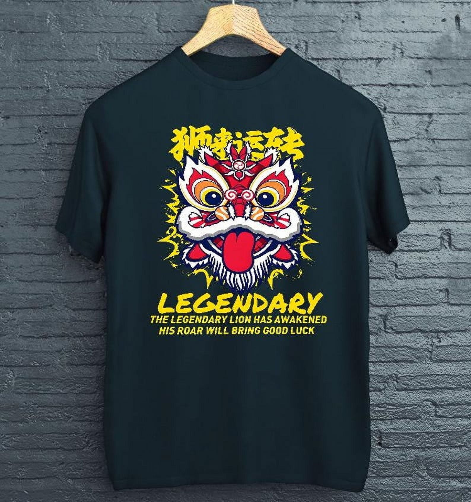 Legendary Lion T-Shirt – Chinese Graffiti Art Streetwear | Dragon ...