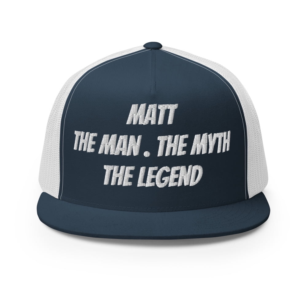 Legendary Matt Trucker Cap, Matt-The Man The Myth The Legend ...