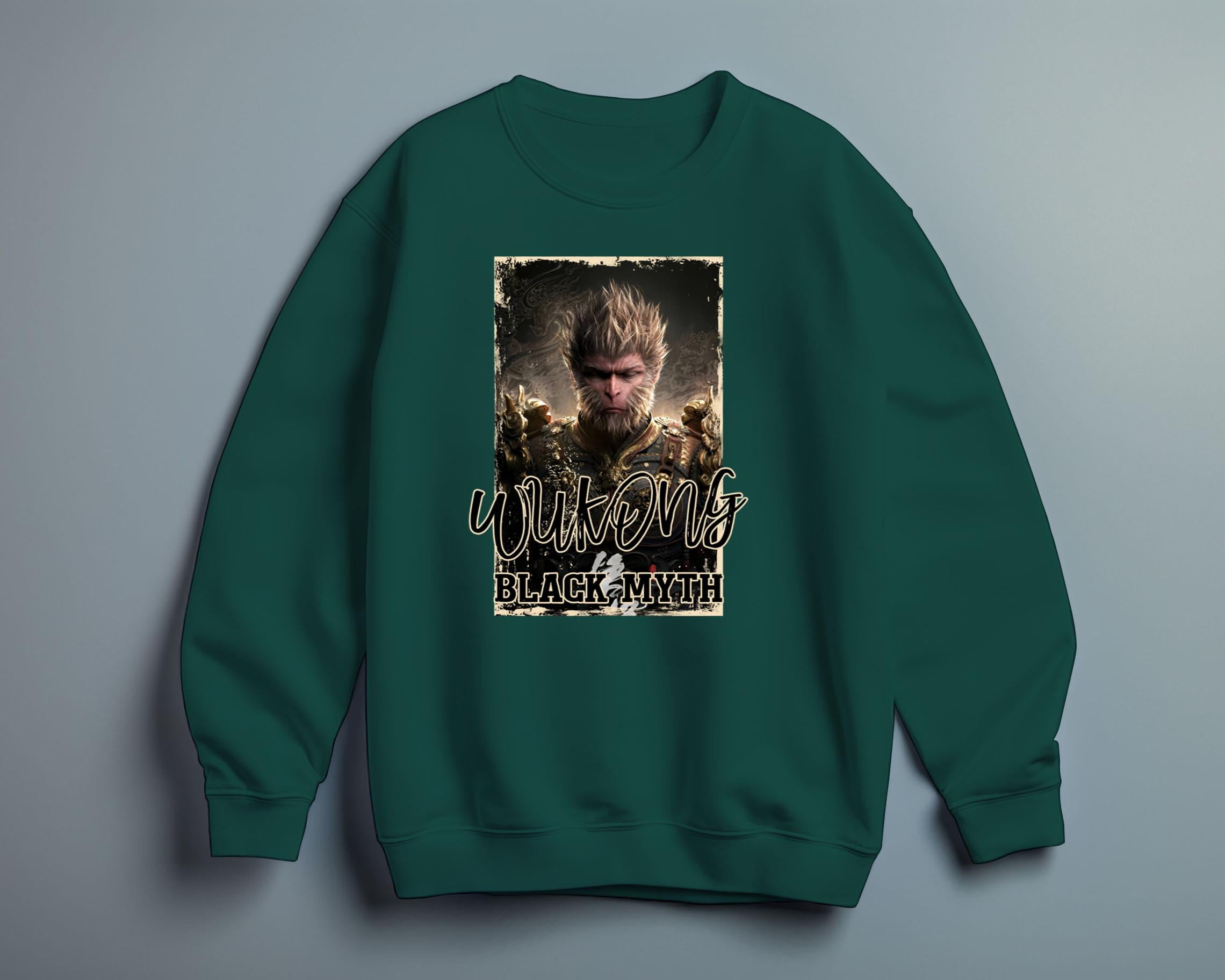 Legendary Monkey King Graphic Shirt, Lightweight Mythology-Inspired Tee ...